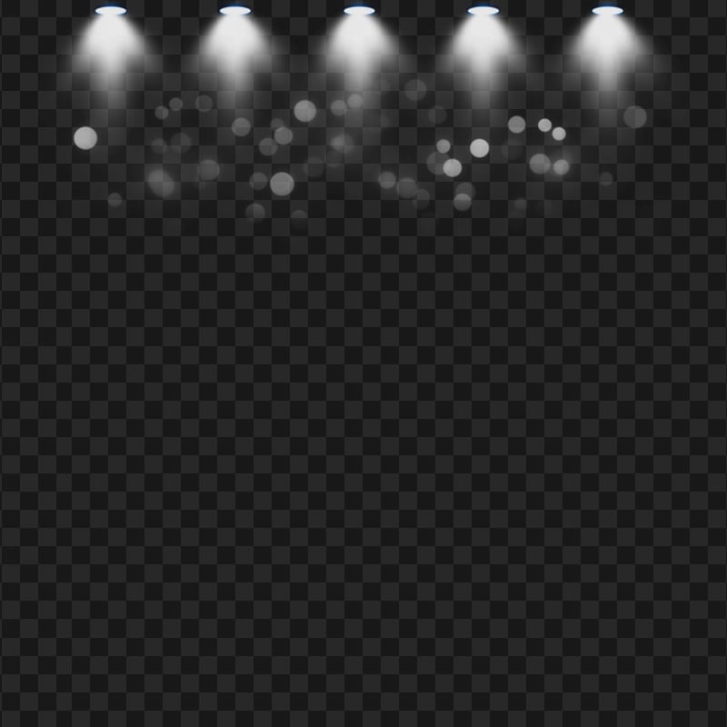 HD Five Spotlights Light Spot Effect PNG | Citypng