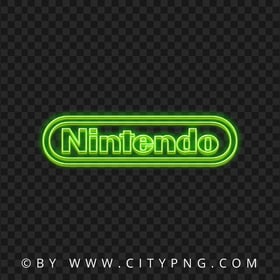 HD Nintendo White Neon Logo Transparent PNG | Citypng