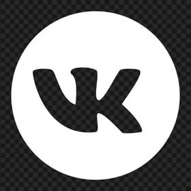 VK Blue Round Circle Icon PNG | Citypng