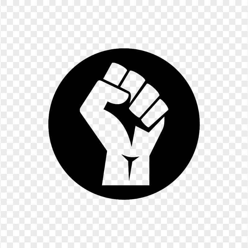 Outline Round Black Lives Matter Icon Logo | Citypng