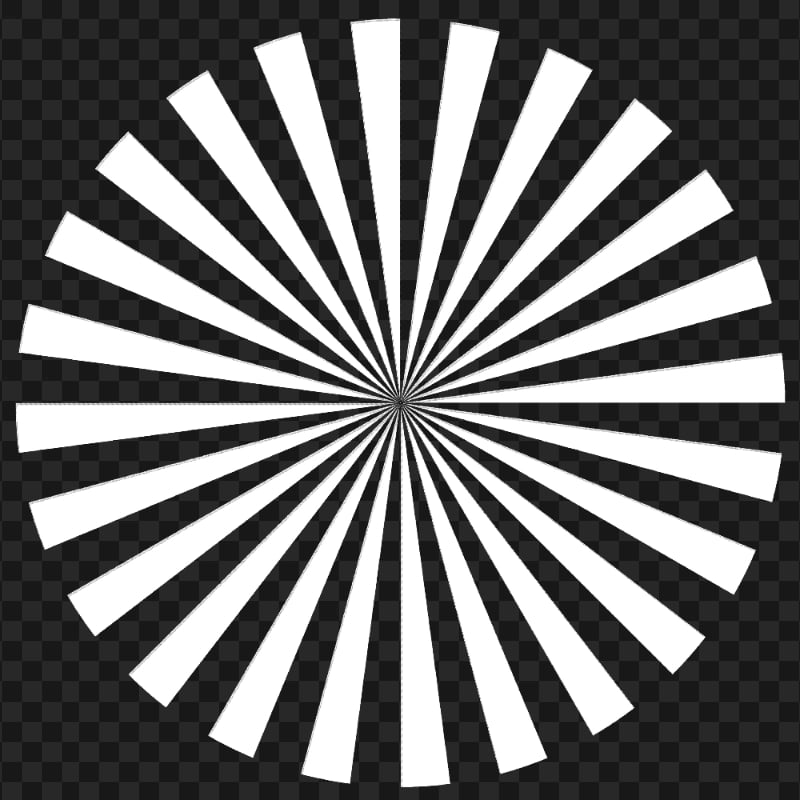 Abstract White Rays Sunburst Circle Transparent PNG | Citypng