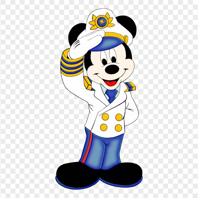 HD Mickey Mouse Captain Suit Transparent PNG | Citypng