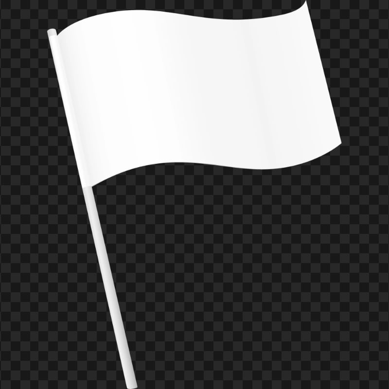 FREE White Flag On Pole Illustration PNG | Citypng