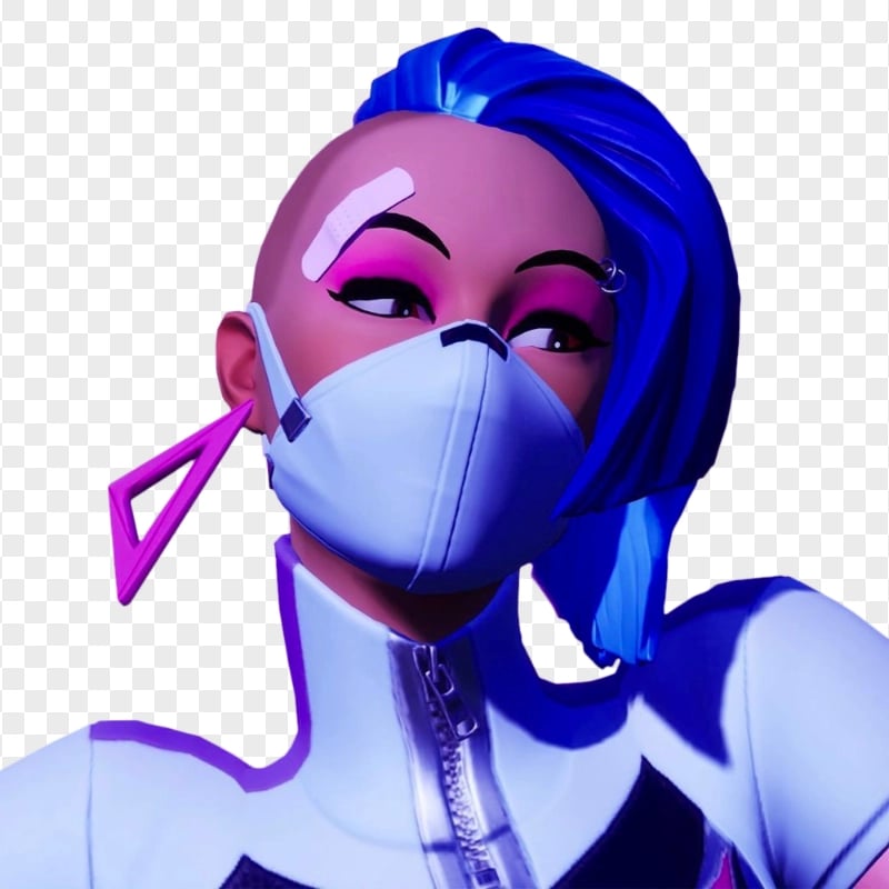HD Fortnite Catalyst Face Female Player Character PNG | Citypng