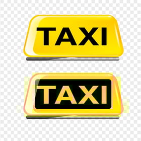 Collection Of Cartoon Taxi Signs Logos Image PNG | Citypng