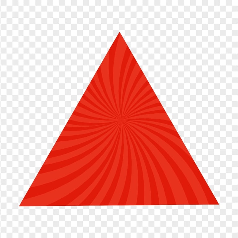 Red Aesthetic Triangle Transparent Background | Citypng