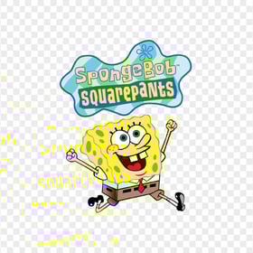 Hand Draw Spongebob Squarepants Logo PNG | Citypng