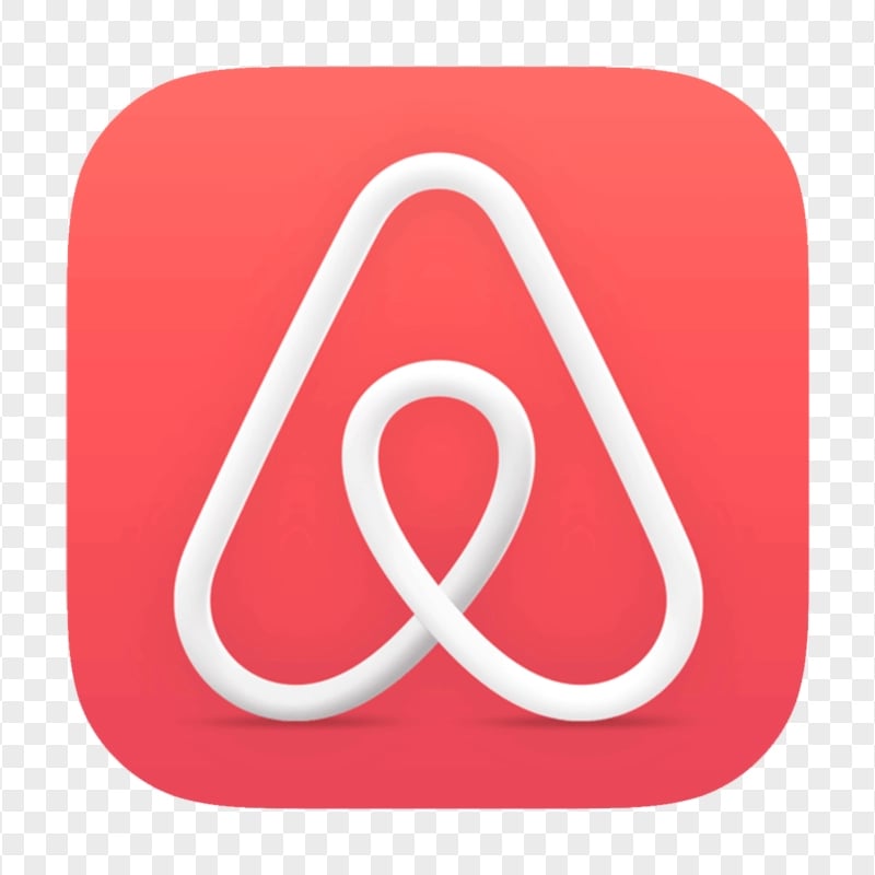 HD Airbnb Square App Icon Logo PNG Image | Citypng