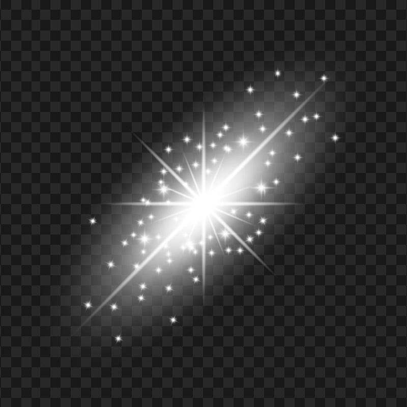 Shining White Star Png