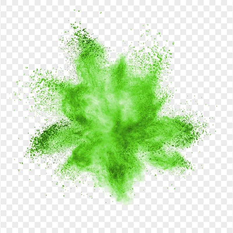 Green Powder Explosion Effect | Citypng