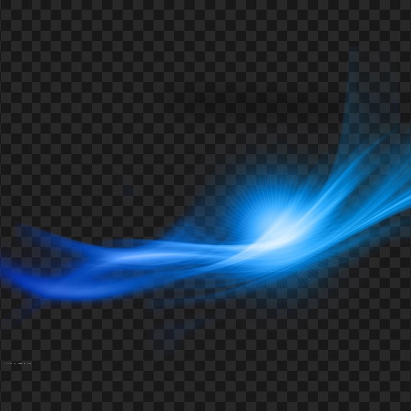 HD Blue Light Abstract Transparent Background | Citypng