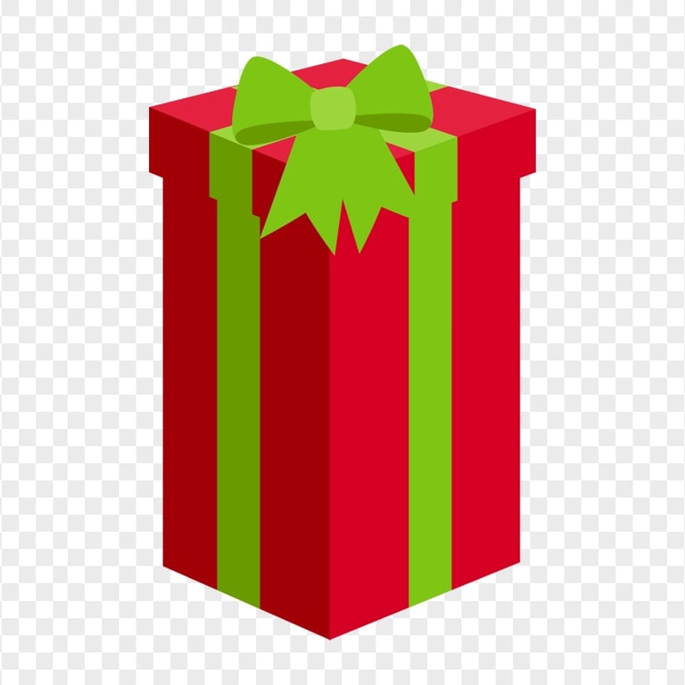 Christmas Happy Holidays Gift Box PNG | Citypng