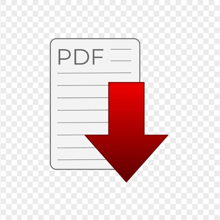 PDF File Document Red Icon | Citypng