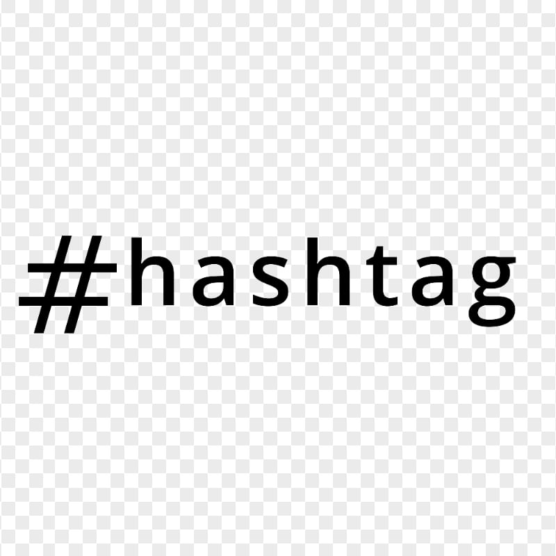 Black Social Media Hashtag # Word Text | Citypng