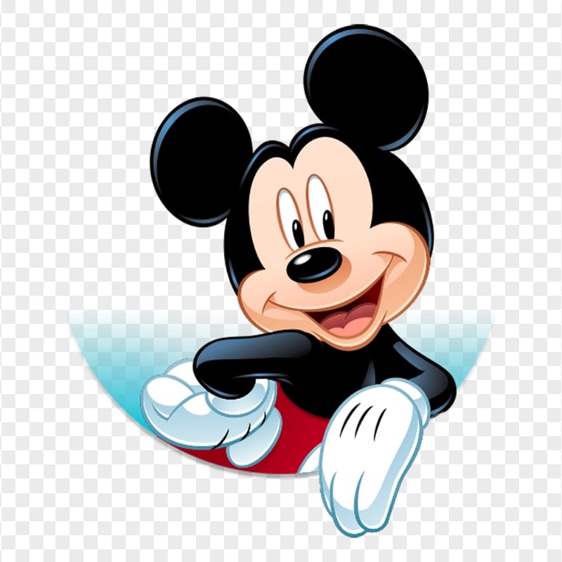 Mickey Mouse Face Round Logo PNG Image | Citypng