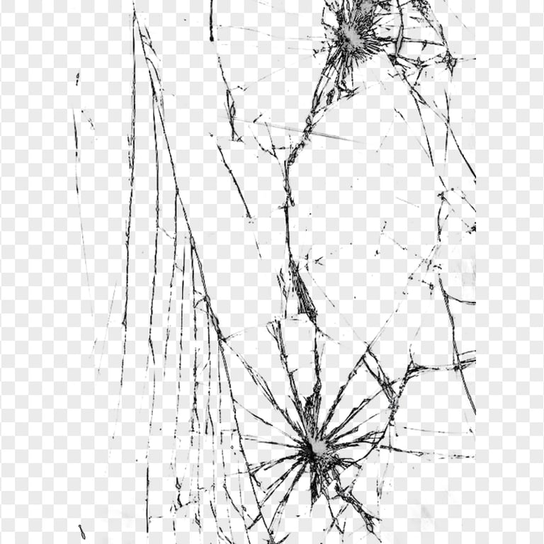 HD Broken Damage Glass Effect PNG | Citypng