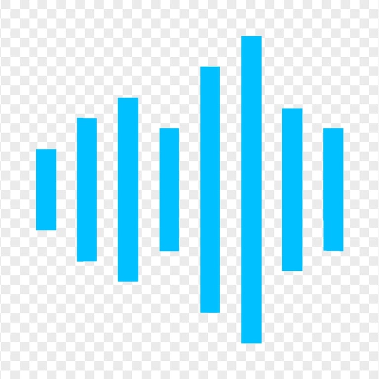 Sound Wave Blue Icon PNG IMG | Citypng