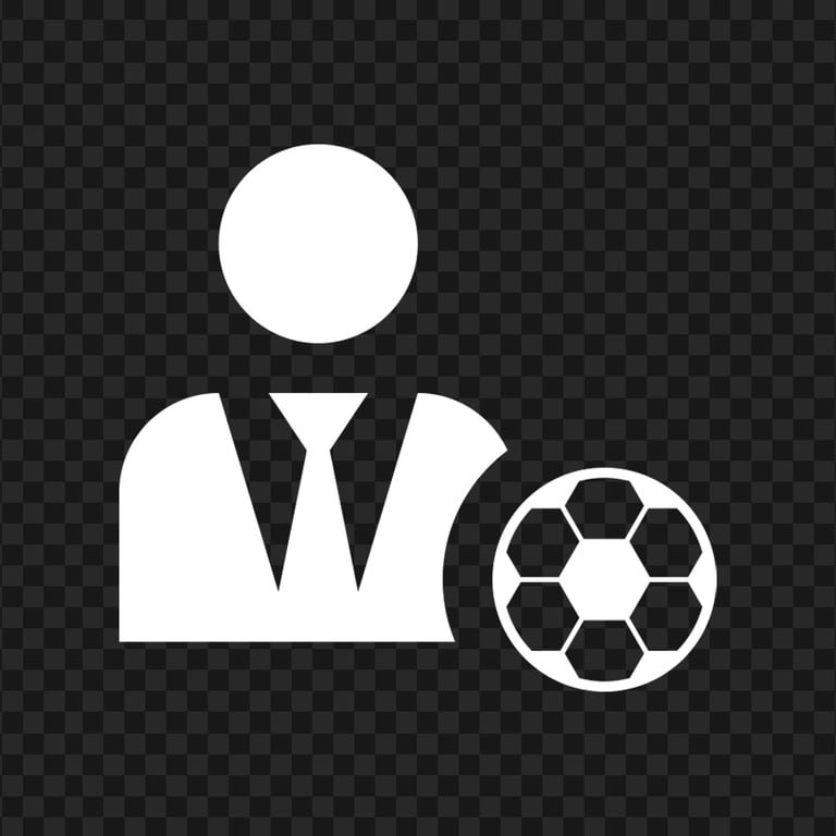 Football Coach Manager Black Icon FREE PNG | Citypng