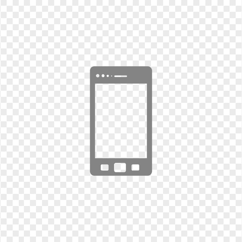 HD Grey Mobile Icon Transparent PNG | Citypng
