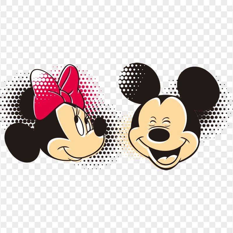 Minnie Mouse And Mickey Mouse Faces PNG | Citypng