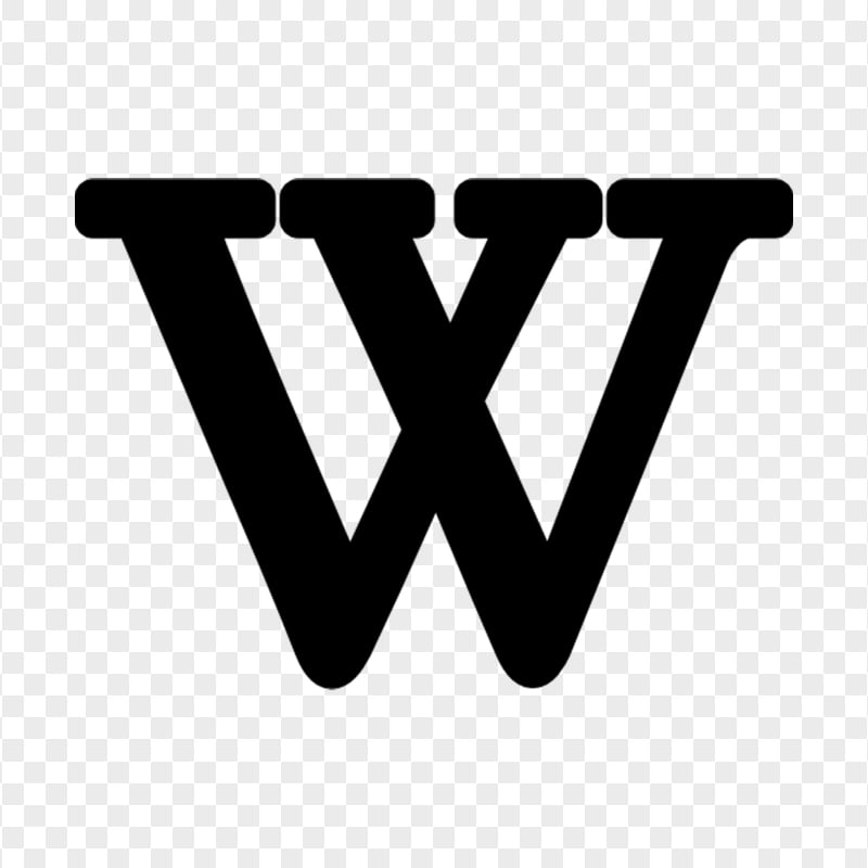 Wikipedia W Letter Icon PNG | Citypng
