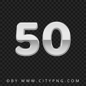50 Gold Text Number HD Transparent PNG | Citypng