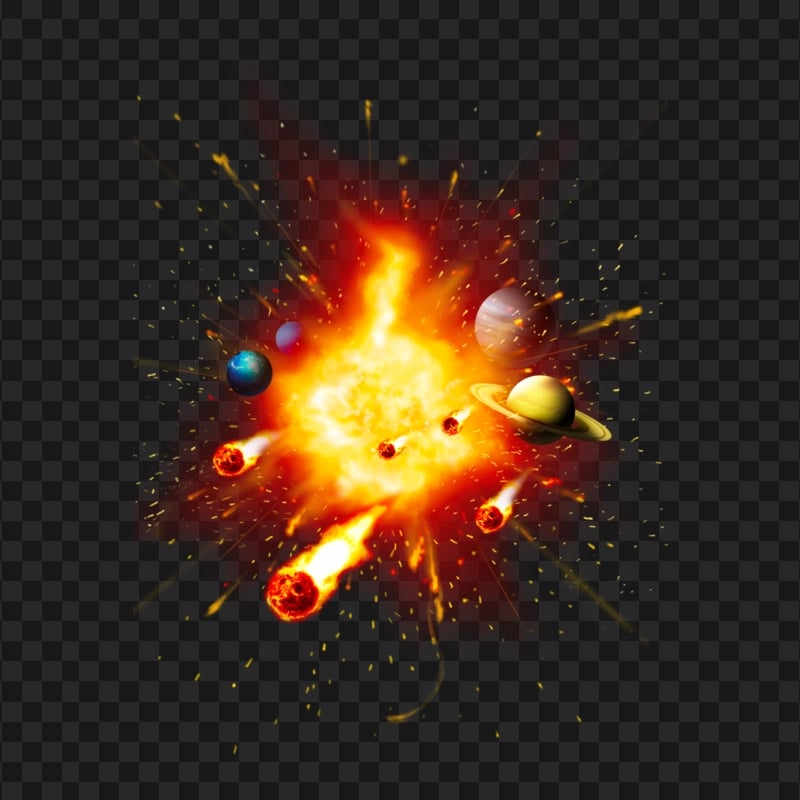 HD Realistic Space Explosion PNG | Citypng