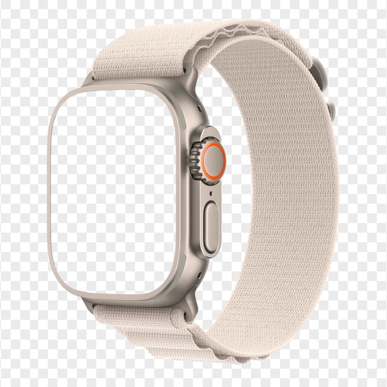 HD Apple Watch Ultra Green Mockup PNG | Citypng