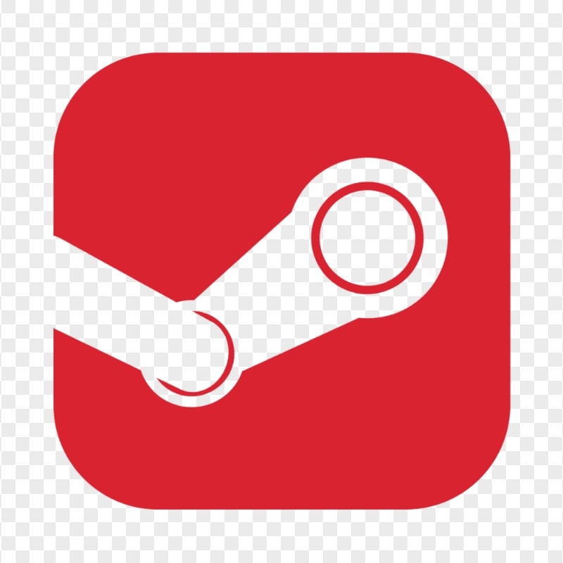 Steam Red Square Icon Transparent Background | Citypng
