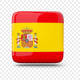 Glossy Spain Flag Star Icon PNG | Citypng