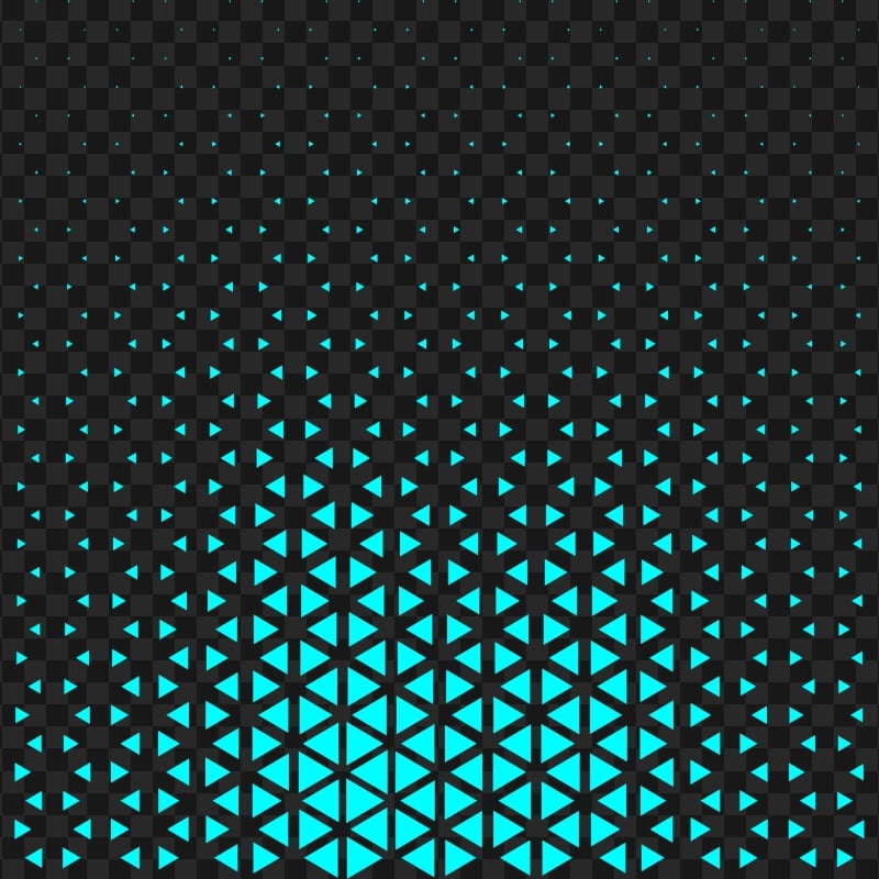 Blue Halftone Triangle Dots Abstract Pattern | Citypng