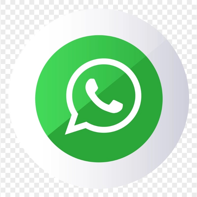 HD Beautiful Illustration Round Whatsapp Wa Icon PNG | Citypng