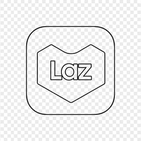 Lazada Laz Square Black Icon FREE PNG | Citypng