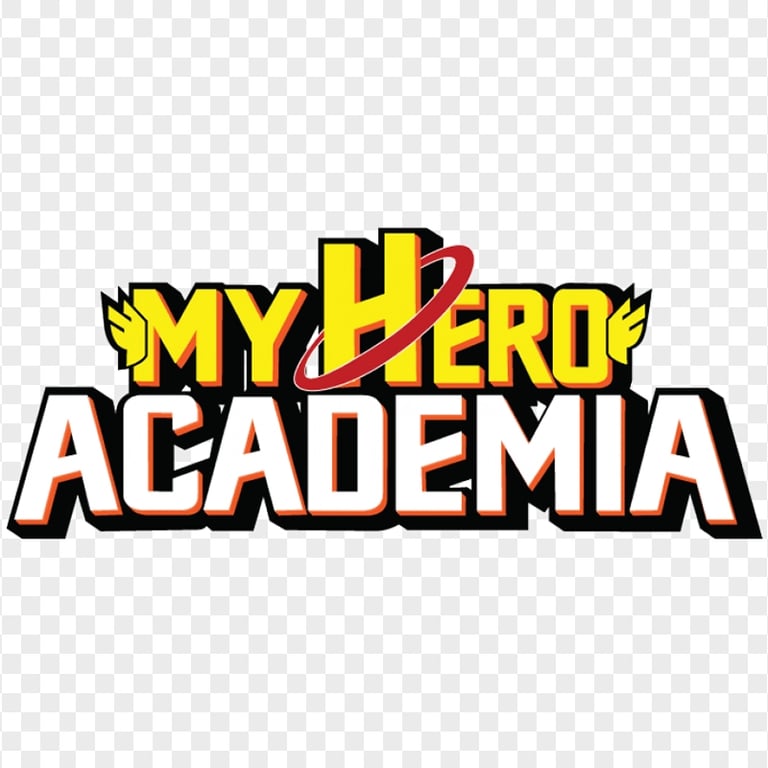 HD My Hero Academia Glowing Neon Logo PNG | Citypng