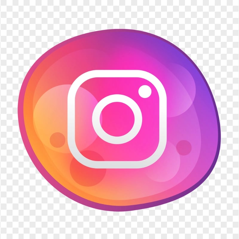 Instagram Social Media Logo Bubble Style Icon | Citypng
