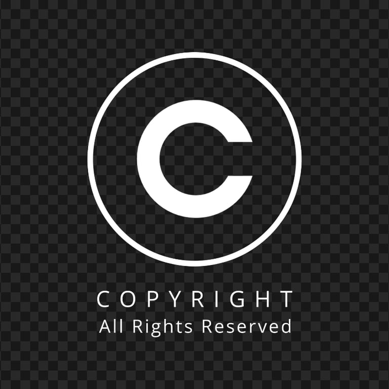 HD Copyright All Rights Reserved Logo PNG | Citypng