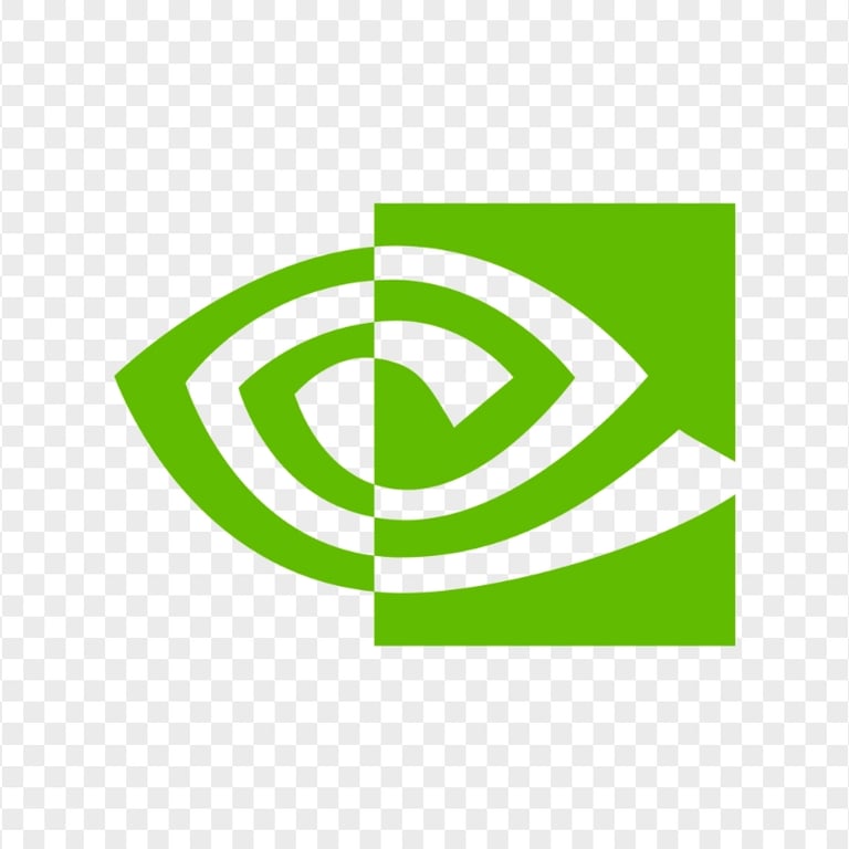 Nvidia Eye White Logo Icon HD PNG | Citypng