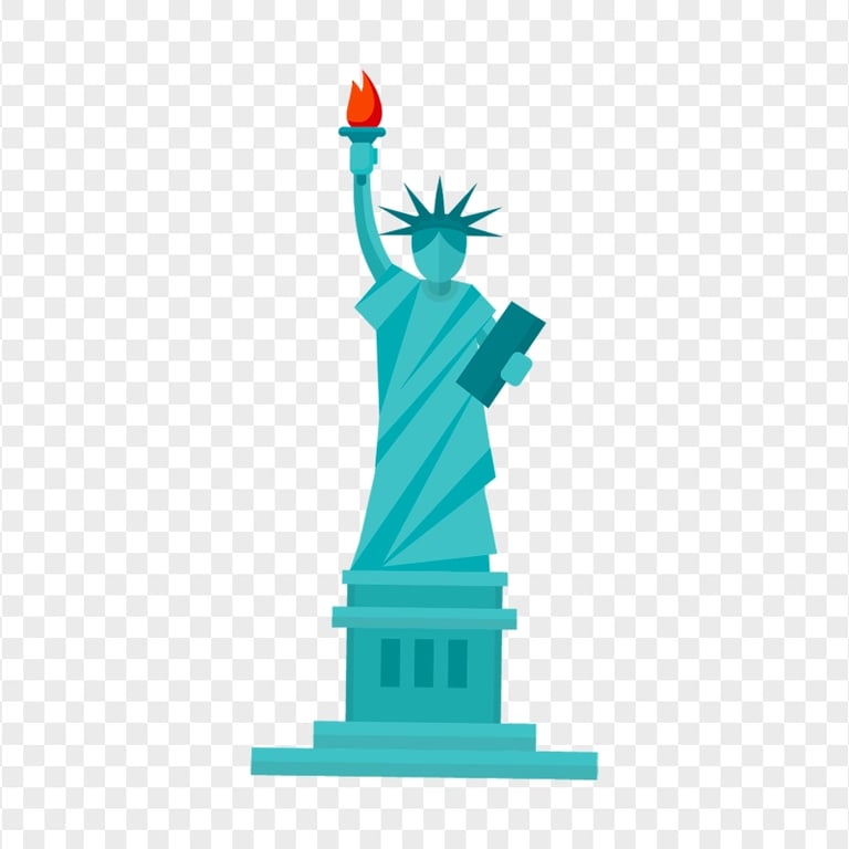 Vector Cartoon Statue Of Liberty National Monument PNG | Citypng