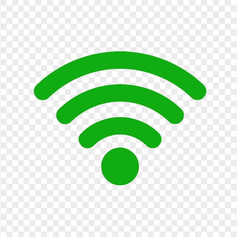 Wireless Wifi Green Logo Icon Download PNG | Citypng