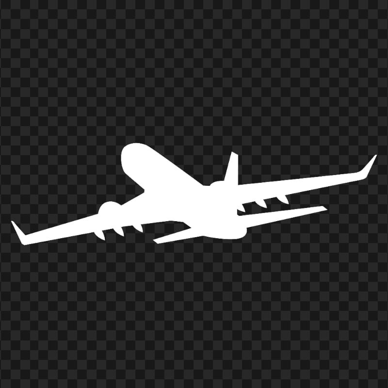 Flying Plane Silhouette