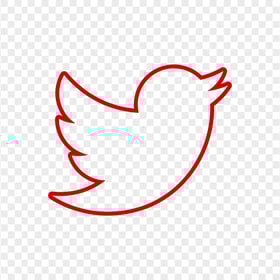 HD Twitter Red Text Logo PNG | Citypng