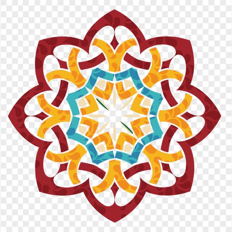 Modern Geometric Islamic Arabic Pattern Shape | Citypng