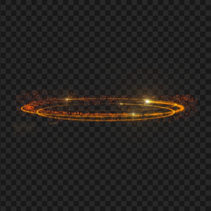 Gold Glitter Beam Sparkle Circle Effect | Citypng
