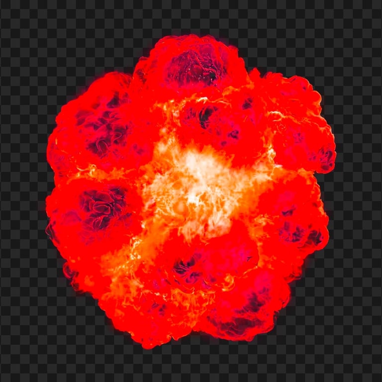HD Red Fireball Effect Transparent PNG | Citypng