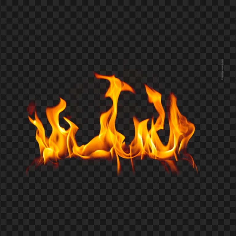 Real Burning Fire Flames Transparent PNG | Citypng