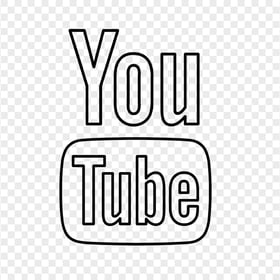 HD Youtube YT Red Outline Logo PNG | Citypng
