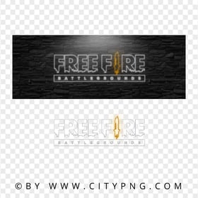 Black Free Fire Logo Battlegrounds | Citypng