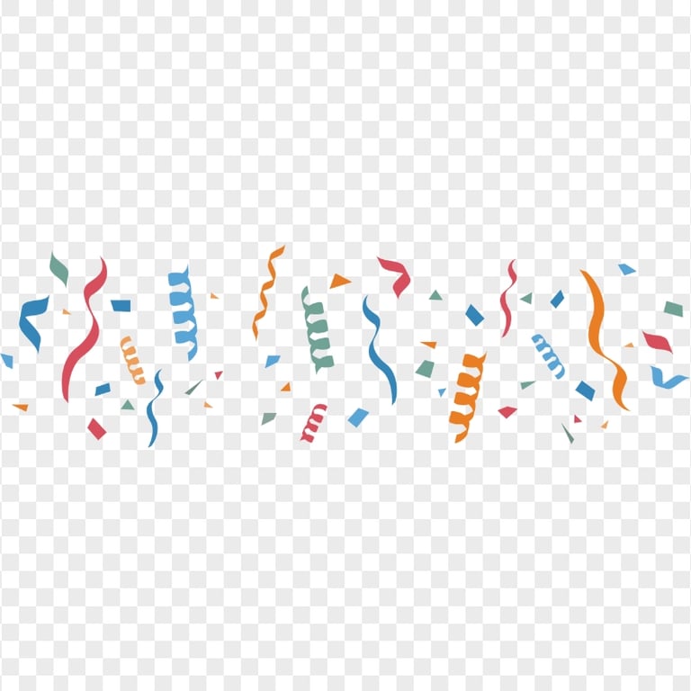 Vector Flat Confetti PNG | Citypng