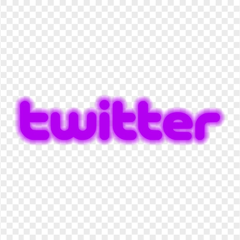 HD Twitter Purple Neon Logo PNG | Citypng
