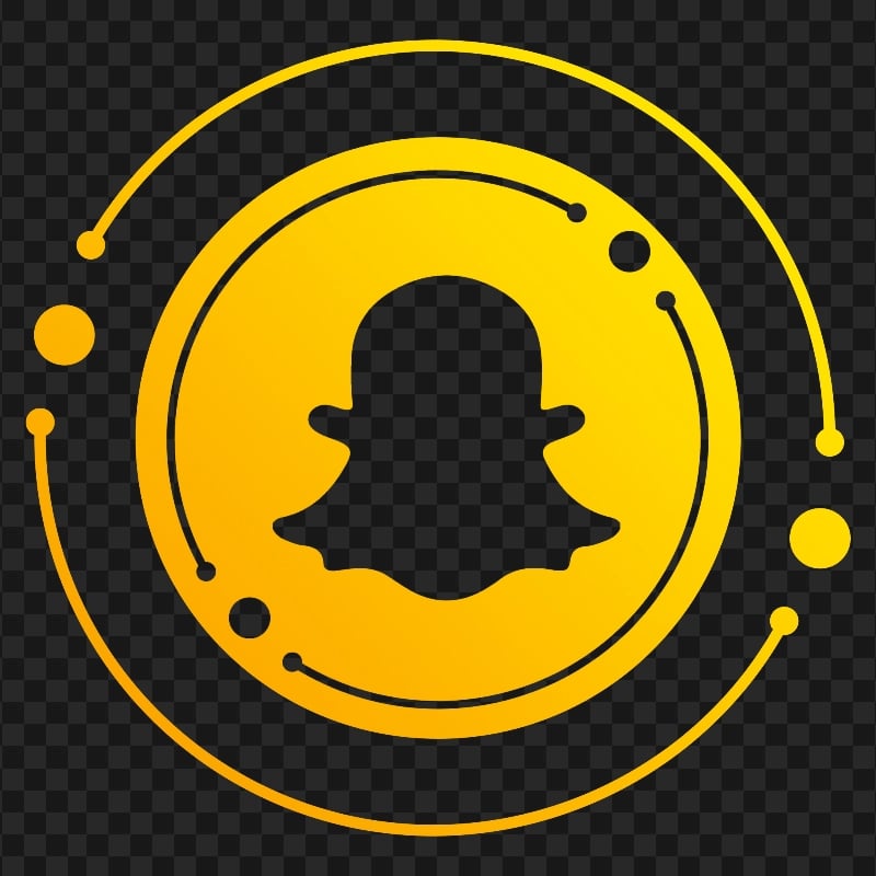 HD Creative Outline Circles Circular Snapchat Social Media Icon PNG ...